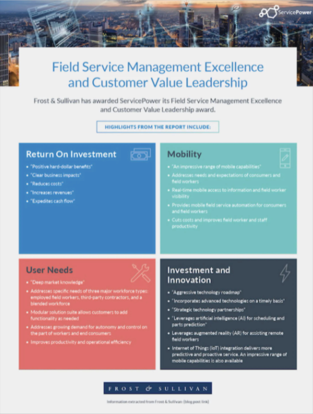 Field Service Management Excellence & Customer Value Leadership